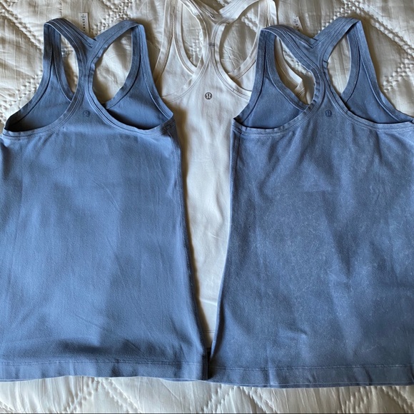 lululemon athletica | Tops | Lululemon Racerback Blue Denim Dye | Poshmark